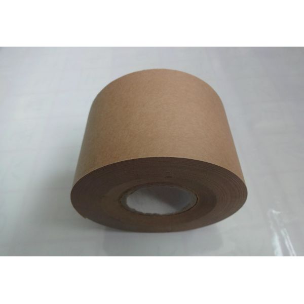 Quality Self Adhesive White Kraft Paper Tape For Splicing Bottom Release Liner for sale