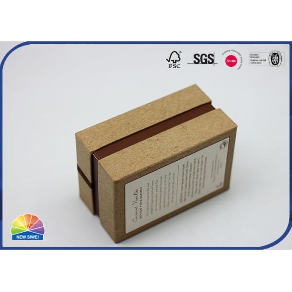 Quality Brown Customized Rigid Shoulder Box For Special Gift Soap for sale