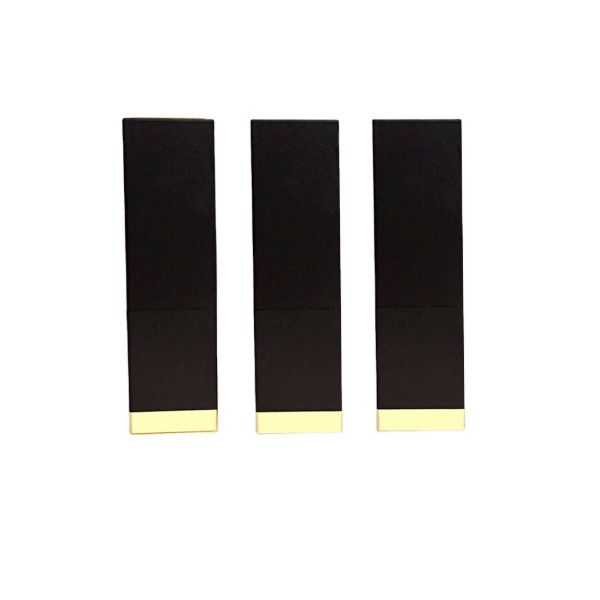 Quality Matte Black Private Label Square Empty Lipstick Tube OEM ODM for sale