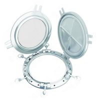 Quality Customizable Storm Cover Hinges Round Marine Windows Side Scuttle Side Hole for sale