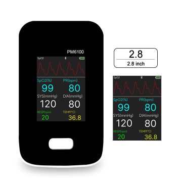 Quality SpO2 ECG.blood pressure, Temperature Test Multi Parameter Patient Monitor For for sale
