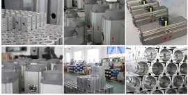 Quality Single Acting Spring Return Pneumatic Actuator Twin Piston Pneumatic Piston for sale