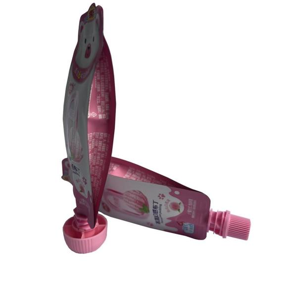 Quality Matte Plastic Spout Gravure Printing Side Gusset Waterproof Snack Pouch for sale