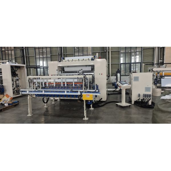 Quality Wallboard structure 100m/min automatic transfer soft facial tissue paper folding for sale