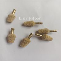 Quality Back Flushing 40um Sintered Brass Gas Filter High Strength for sale