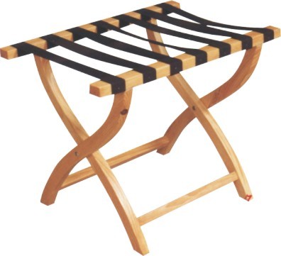 Quality Foldable Hotel Luggage Racks heavy duty With Seven Nylon Straps for sale