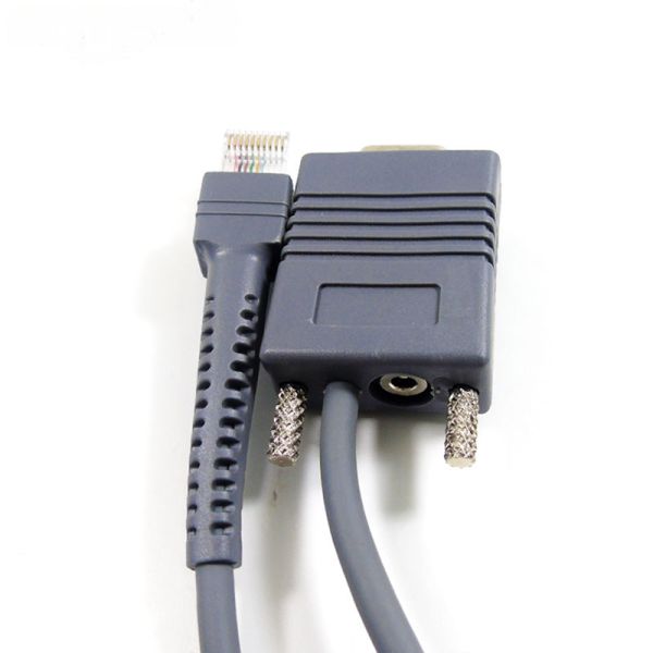 Quality RS232 DB9 To Rj45 Barcode Scanner Cord 2m 7ft CBA-R01-S07PAR for sale