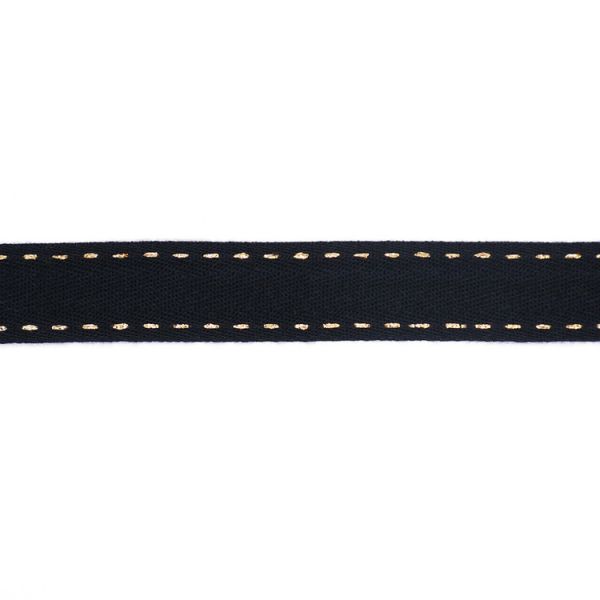 Quality KJ20042 Braided Metallic 2.5cm Webbing Trim for sale