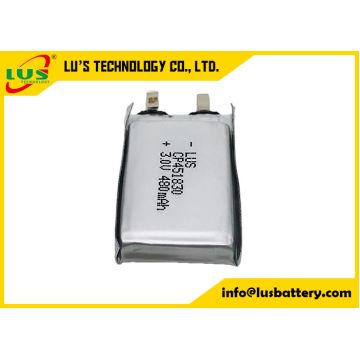 Quality Flexible Packaging Lithium Manganese Battery CP451830 Thin Lithium Ion Battery for sale