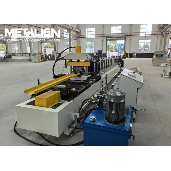 Quality Pre Punching Automated Rack Roll Forming Machine Line For Adjustable Width Heavy for sale