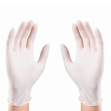 Quality EN455 S-XL White Disposable Medical Latex Gloves Good Feeling for sale