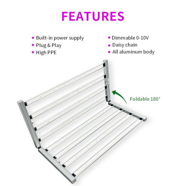 Quality ANDY 8 Bars 800W LED Grow Light Full Spectrum for sale