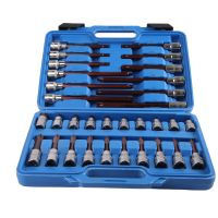 Quality S2 Material Customized 32pcs T Type Bit Socket Set 55MM To 200MM for sale