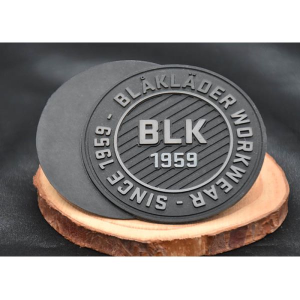 Quality Garments Caps Shoes Silicone Logo Patch Screen Printed Eco Friendly for sale