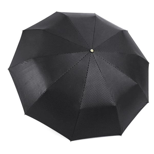 Quality Automatic Folding Men's Wooden Handle Umbrella with Solid Wood Shaft and Retro for sale