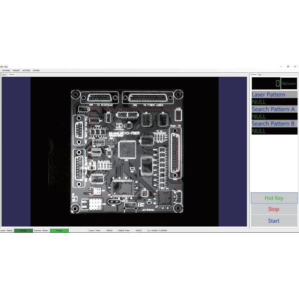 Quality CE Standard Laser Camera Calibration With PCB Laser Big Coaxial Camera System for sale