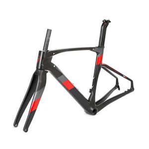 Quality 54CM Height Carbon Road Disc Frameset T900 Carbon Fiber For Disc Brake Bike for sale