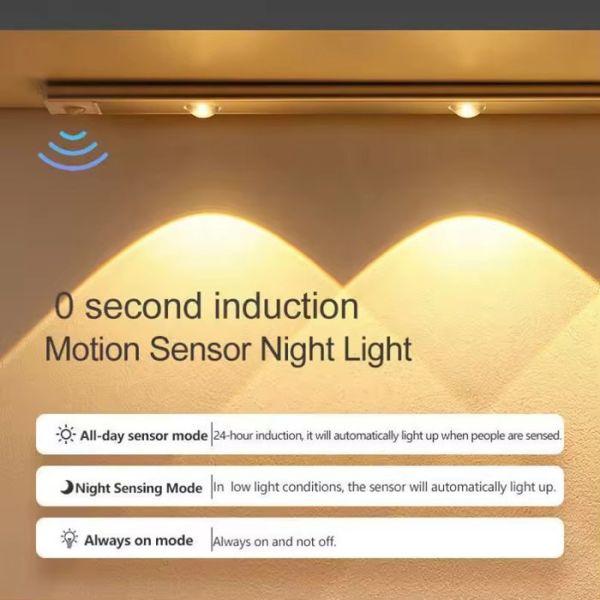 Quality USB 5V Led Motion Sensor Light 3000K/4500K/6000K Brightness Adjustable for sale