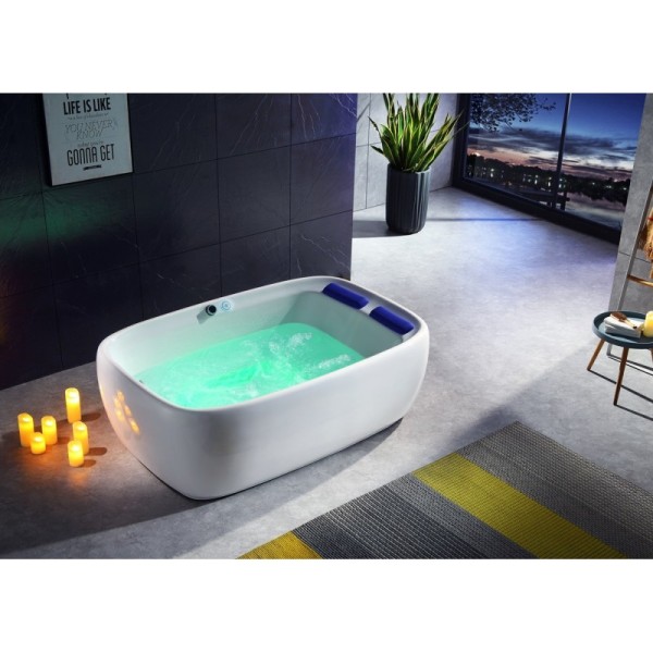 Quality Luxurious Ladodo Double Rectangle Bathtub Model E-8009 for sale
