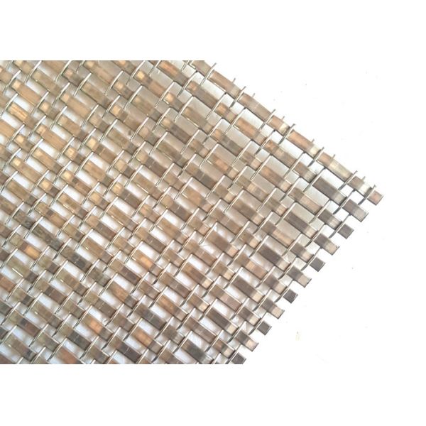 Quality Antique Plated finished Flat Architectural Wire Mesh For Cabinet Decoration for sale