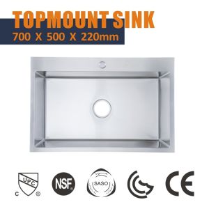 Quality Topmount Stainless Steel Kitchen Sink for sale