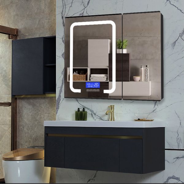 Quality Wall Mounted Smart Mirror Medicine Cabinet Modern Mirror Cabinet For Bathroom for sale