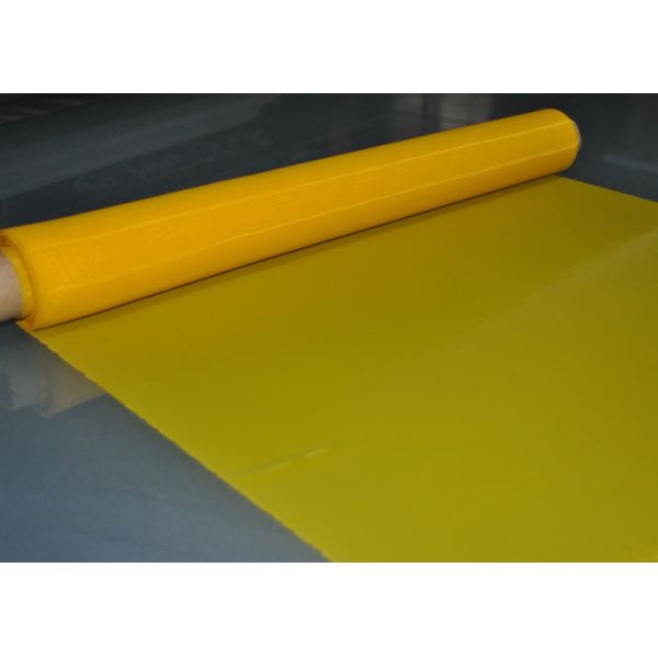 Quality Yellow 62in 47T Polyester Screen Printing Mesh for Textile for sale