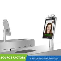 Quality Staff Attendance Face Recognition Terminal All In One Temperature Detection for sale