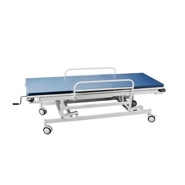 Quality Non Magnetic 240kg Capacity Mri Stretchers Bed With Guardrail for sale