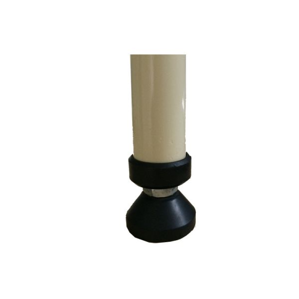 Quality Black Screw Adjuster Pipe Rack Fittings For Pipe Racking System for sale