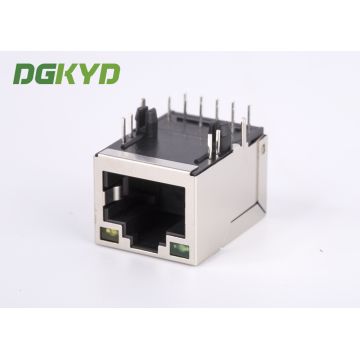 Quality 10 PIN RJ45 With Integrated Magnetics Gigabit Cat 6 RJ45 Connector for sale