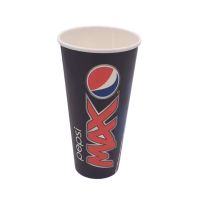 Quality 22 Oz Water Based Lining Cold Paper Cups Compostable Custom Printed for sale