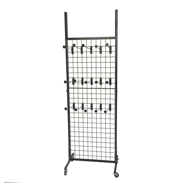 Quality Mobile 400mm Depth 1800mm Height Socks Slipper Rack Stand for sale