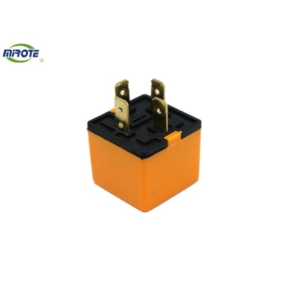 Quality 225296 12V 40A Waterproof 4Pin Automotive Relay Orange Cover For Car / Truck 3171420 1504951 0 332 014 150 0 332 014 203 for sale