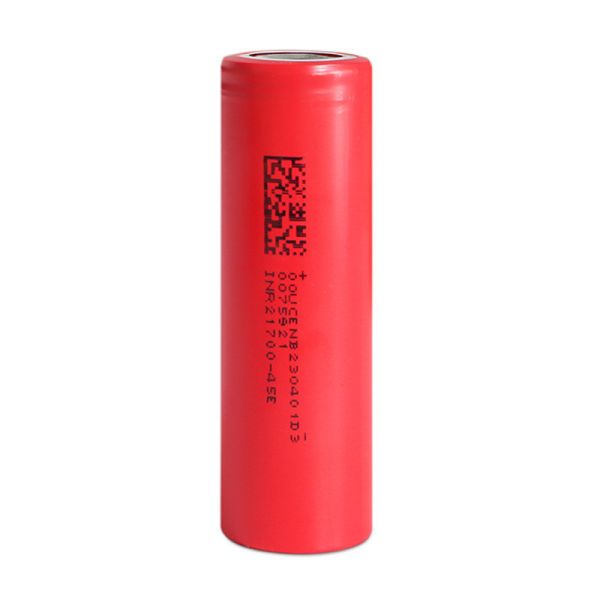 Quality 3C 4500mAh 21700 Cylindrical Lithium Ion Battery INR21700-45E For Electric Motor Car for sale