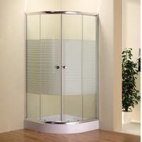 Quality 1000x1000x1950mm Corner Shower Enclosure With Base 6mm for sale