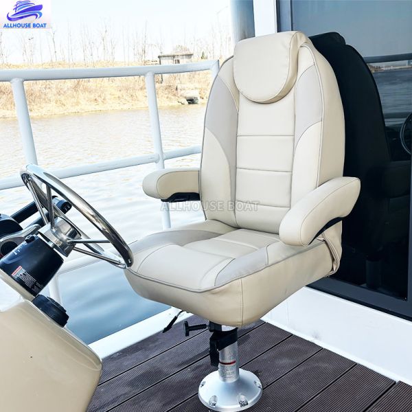 Quality 11.5m Length Aluminum Construction Double Deck Houseboat with Removable Upper for sale