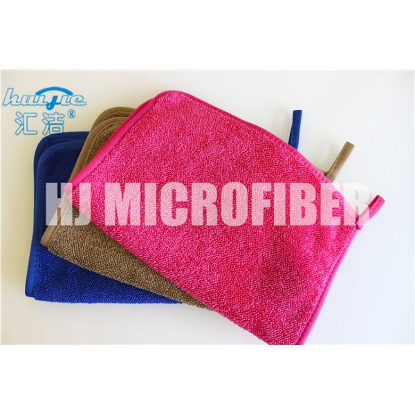 Quality Plain Microfiber Cleaning Cloth , High water absorption and high sewage sunction for sale