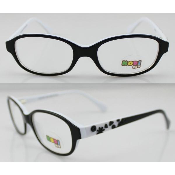Quality White And Black Hand Made Acetate Optical Frames , Eye Optical Frames for sale