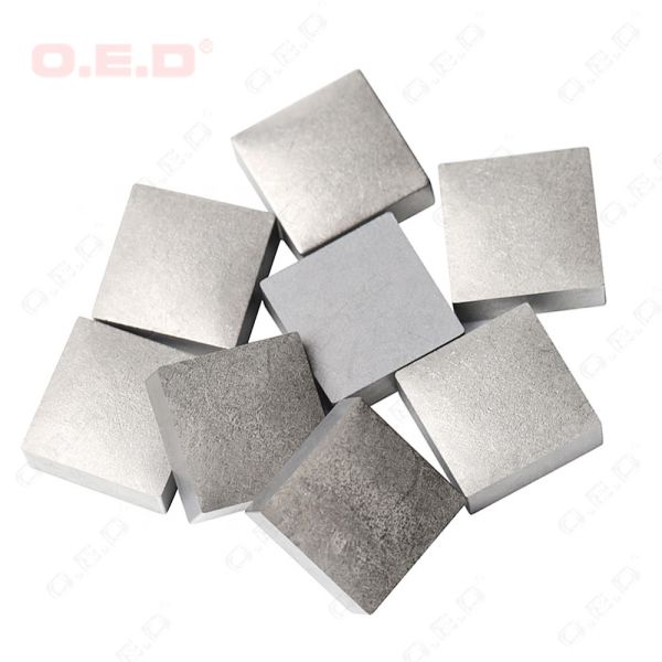 Quality K40 Solid tungsten carbide saw tips HRA 90.9 S Series 4.4-9.4mm Length for sale