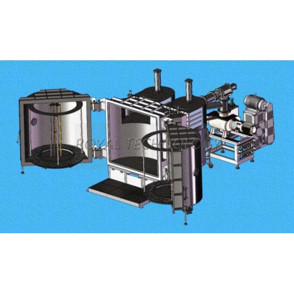 Quality Vacuum Thermal Evaporation System , 2 Doors Thermal Evaporation Coating Unit for sale