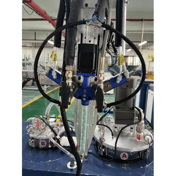 Quality AB Epoxy Mixing Stirring Made Easy 2 Components Potting Machine with Screw for sale