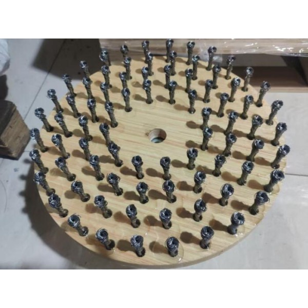 Quality 12Inch Industrial Underwater Deck Hull Knotted Wire Cleaning Brush for Ship Hull Cleaning for sale