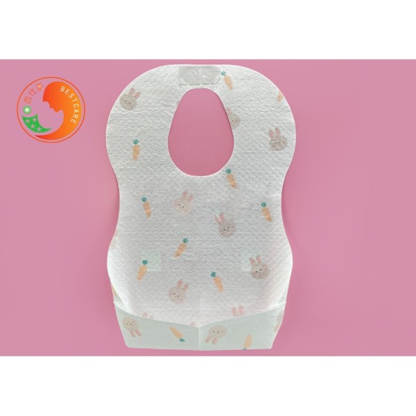 Quality Discreet Disposable Custom Disposable Bibs Sterile Easy Removal With Catch Pocket Dry for sale
