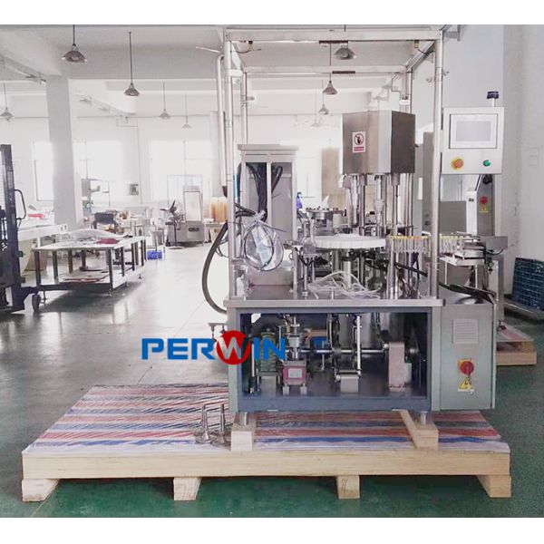 Quality Plastic Test Tube Filling And Capping Machine , Sticker Labeling Machine for sale