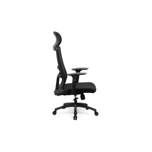 Quality Adjustable Headrest Mesh Staff Chair 90 To 115 Degree Tilt for sale