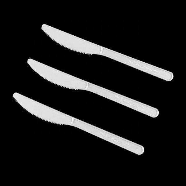 Quality Convenient and Eco-Friendly CPLA Cutlery Set for Everyday in Restaurants for sale