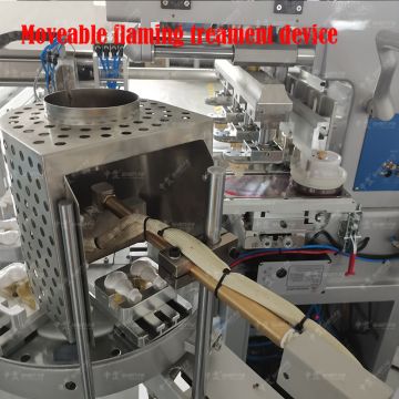 Quality Four Color Semi Automatic Pad Printing Machine For Medical Small Bottle for sale