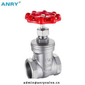 Quality PTFE Seat 200 WOG BSP FNPT Threaded Gate Valve for sale