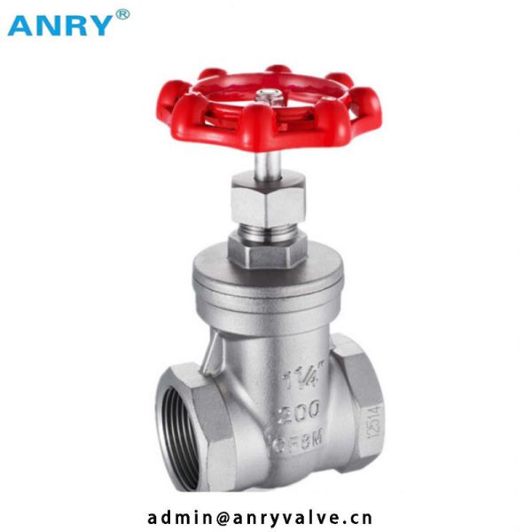 Quality PTFE Seat  200 WOG BSP FNPT Threaded Gate Valve for sale